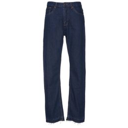 Bequeme Jeans DEF "DEF Herren DEF Straight Loose Fit Denim", Damen, Gr. 38, Normalgr&ouml;&szlig;en, midblau washed, 100% Baumwolle, unifarben, Jeans