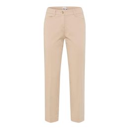 5-Pocket-Hose Brax "Style MARA S", Damen, Gr. 40, Normalgr&ouml;&szlig;en, beige, Web, 78% Baumwolle, 18% Lyocell, 4% Elasthan, Hosen 5-Pocket-Hose