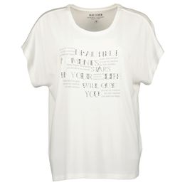 T-Shirt Blue Seven "Blue Seven T-Shirt", Damen, Gr. 44, 0001, wei&szlig;, 95% Viskose, 5% Elasthan, normal, Rundhals, Shirts T-Shirt