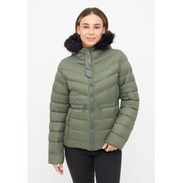Steppjacke Bench. "INKEN", Damen, Gr. 46, gr&uuml;n (khaki), Web, Obermaterial: 100% Polyester, unifarben, Jacken Steppjacke