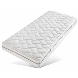 Komfortschaummatratze Di Quattro "Matratze Airy Form 23 mit Klimaband - in H2, H3, H4 und H5 erh&auml;ltlich" Gr. 2, wei&szlig;, B:90cm H:23cm L:200cm, Bezug (oben): 100% Polyester. Bezug (unten): 100% Polyester, Matratzen, Komfortschaummatratze, Die Matratze, die atmet. Besonders atmungsaktiver Kern.