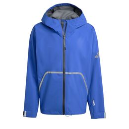 adidas Sportswear Sportjacke 'My Shelter' Herren Gr&ouml;&szlig;e S blau / silber