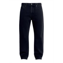 Bequeme Jeans DEF "DEF Herren DEF Straight Loose Fit Denim", Damen, Gr. 36, Normalgr&ouml;&szlig;en, schwarzwashed, 100% Baumwolle, unifarben, Jeans