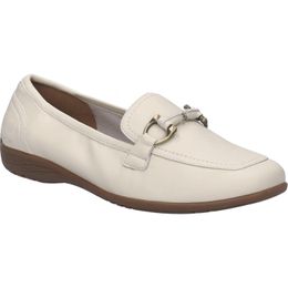 Ballerina Josef Seibel "Fenja 34, creme", Damen, Gr. 38, beige (creme), Obermaterial: 100% Rindsleder Leather cow., Schuhe Ballerina