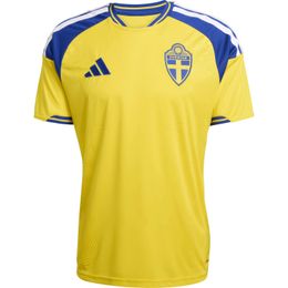 Adidas SVFF SCHWEDEN HOME Teamtrikot Herren - Gr&ouml;&szlig;e M - gelb