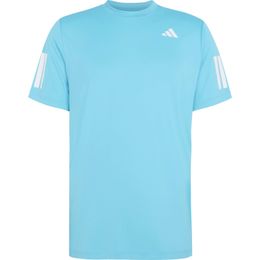 Adidas CLUB 3STR Tennisshirt Herren - Gr&ouml;&szlig;e L - t&uuml;rkis
