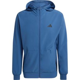Adidas D4T Trainingsjacke Herren - Gr&ouml;&szlig;e S - blau