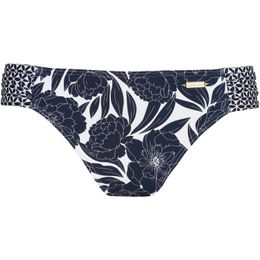 Sunseeker Bikinihose mit Raffung Bikini Hose Damen - Gr&ouml;&szlig;e 36 - blau