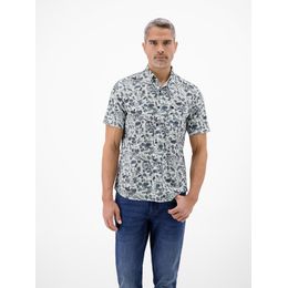 Kurzarmhemd Lerros "Kurzarmhemd mit sportivem Button-down-Kragen", Herren, Gr. XL, Normalgr&ouml;&szlig;en, broken wei&szlig;, 76% Baumwolle, 24% Polyester, Hemden