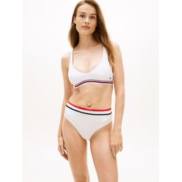 Bikini-Hose "CHEEKY HIGH WAIST", Damen, Gr. XS (34), N-Gr, ecru, Obermaterial: 80% Nylon, 20% Elasthan, Tommy Hilfiger Swimwear, Badehosen Bikini-Hose