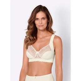 w&auml;schepur w&auml;schepur Damen BH ohne B&uuml;gel mit T&uuml;llspitze, champagner, Gr&ouml;&szlig;e 85C