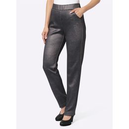 WITT Damen Thermohose mit Fleece gef&uuml;ttert, schwarz, Gr&ouml;&szlig;e 22