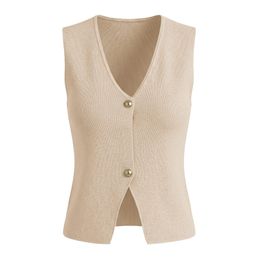 Imily Bela Strickweste Damen Gr&ouml;&szlig;e S beige