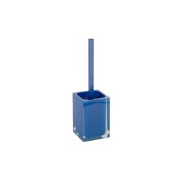 Brillantbad BISTA WC-B&uuml;rstengarnitur Polyresin Blau 100x370x100 mm f&uuml;r Bad & WC >> Freistehend anwendbar
