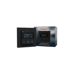 Heatit Pro Thermostat (Schwarz Matt)