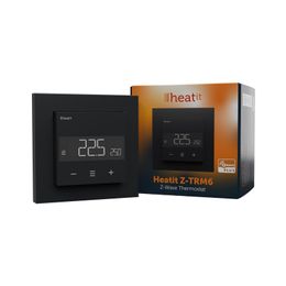 Heatit Z-TRM6 Thermostat Z-Wave 800er Serie (Schwarz Matt)