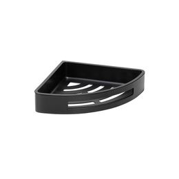 Brillantbad BYTRO Eckseifenkorb Edelstahl Kunststoff Schwarz 220x290x47 mm f&uuml;r Bad & WC >> zum Bohren