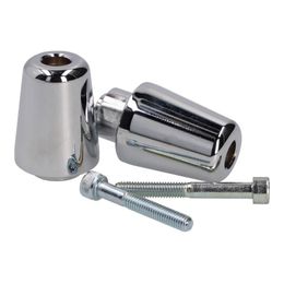 Lenkerende Vibrationsd&auml;mpfer Buzzetti verchromt f&uuml;r Vespa Primavera, Sprint, 50, 125, 150