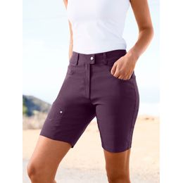 Catamaran Sports Damen Fahrradhose mit gepolsterter, abkn&ouml;pfbarer Innenhose, aubergine, Gr&ouml;&szlig;e 38