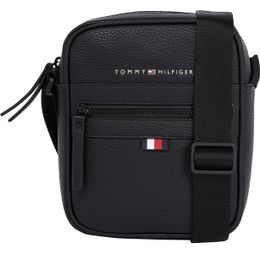 Tommy Hilfiger Herren Mini Bag "ESSENTAIL", schwarz, Lederimitat, Taschen, mit Rei&szlig;verschluss-Vortasche