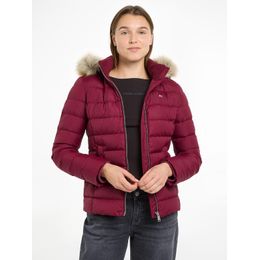 Tommy Jeans Damen Steppjacke "TJW BASIC HOODED DOWN JACKET EXT", lila, Gr. S, unifarben, Web, Obermaterial: 100% Polyester. Futter: 100% Polyester.