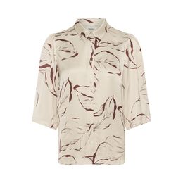Soaked in Luxury Blouse 'SLClero' female size XXL Cream / Brown