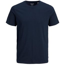 Jack & Jones Gro&szlig;e Gr&ouml;&szlig;en Jack&Jones T-Shirt aus Biobaumwolle Farbe blau Gr&ouml;&szlig;e: 6XL
