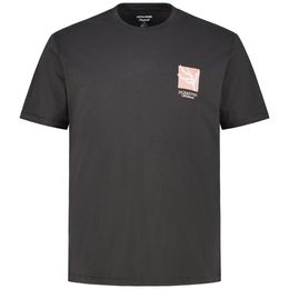 Jack & Jones Gro&szlig;e Gr&ouml;&szlig;en Jack&Jones T-Shirt mit Label-Print Farbe schwarz Gr&ouml;&szlig;e: 5XL