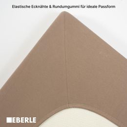 Spannbettlaken bellana, L:200cm, orange, Mako-Jersey, Obermaterial: 100% Baumwolle, Bettlaken, "bellana exclusiv aus 100% Mako-Baumwolle, 150 g/m&sup2;,