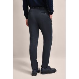 Bugatti Herren Anzughose, blau, Gr. 106, unifarben, 85% Polyester, 11% Viskose, 4% Elasthan, Hosen, mit Stretchfunktion
