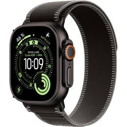Apple Smartwatch "Watch Ultra 3 GPS + Cellular 49mm", 49,mit eSIM, S/M, Trail Loopschwarz, kohlegrau, Smartwatches
