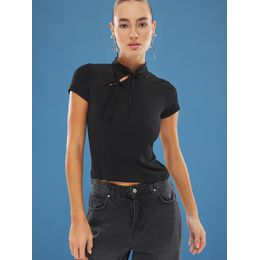 Trendyol Bluse Damen Gr&ouml;&szlig;e XL schwarz