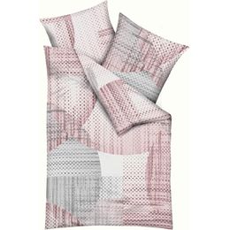 Bettw&auml;sche Kaeppel, rosa, Mako-Satin, Obermaterial: 100% Baumwolle, Bettw&auml;sche, "Supreme", mit graphischem Print