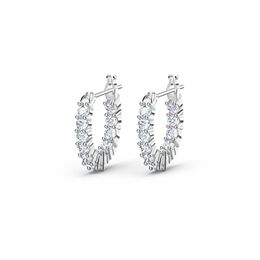 Swarovski Ohrringe 'Matrix' Damen Gr&ouml;&szlig;e One Size silber / transparent