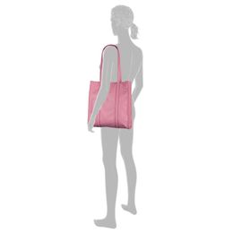 Gabor Damen Shopper "Elfie", rosa, Polyurethan, clean, gepflegt, unifarben, Taschen, aus fein genarbtem, glattem Kunstleder und mit einem Logo Rubber