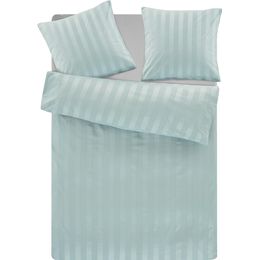 Bettw&auml;sche OTTO HOME, gr&uuml;n, Mako-Satin, Obermaterial: 100% Baumwolle, Bettw&auml;sche, "Malia in Gr. 135x200 oder 155x220 cm", zeitlose Bettw&auml;sche aus