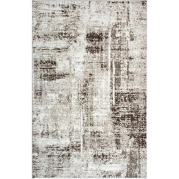 Teppich OTTO HOME, B:80cm H:9mm L:400cm, braun, Kunstfaser, Wohnzimmer, Teppiche, "Salsa", mit besonders weichem Flor, Kurzflor, im Vintage-Look,
