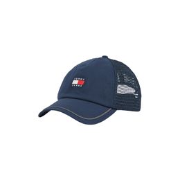 Tommy Jeans Herren Baseball Cap "TJM HERITAGE TRUCKER CAP", blau, unifarben, Web, Baumwolle, Caps, Mit festem Schirm