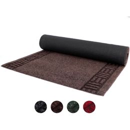 L&auml;ufer, B:66cm H:8mm L:550cm, braun, PRIMAFLOR-IDEEN IN TEXTIL, Polypropylen (PP), Flur, Teppiche, "Schmutzfangl&auml;ufer PRIMAVERA, Made in Belgium",