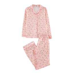 Trendyol Pyjama Damen Gr&ouml;&szlig;e XL gr&uuml;n / pitaya / dunkelpink / wei&szlig; Winterkleid
