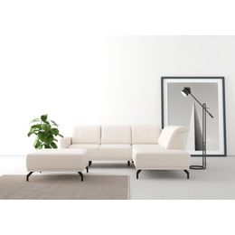 Sit & More Ecksofa SIT & MORE, B:249cm H:84cm T:205cm, beige, Wohnzimmer, Sofas, "Bailando L-Form", wahlweise mit Kopfteilverstellung und Vorziehsitz, motorisch