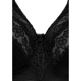 petite fleur by Lascana Damen Entlastungs-BH, schwarz+wei&szlig;, Gr&ouml;&szlig;e 95E