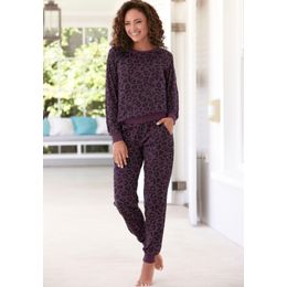 Vivance Dreams Damen Pyjama, lila, Gr&ouml;&szlig;e 32/34