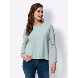 Heine Witt Damen Strickpullover mit Effektgarn, kalkmint, Gr&ouml;&szlig;e 34