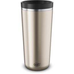 Alfi Thermobecher "ISO COFFEE MUG PRO, absolut dicht, sp&uuml;lmaschinenfest", &Oslash; 8,1cm x 17,2cm, 380ml, 1 Stk.champagne mat, Trinkgef&auml;&szlig;e, 0,38l, 6h hei&szlig; &