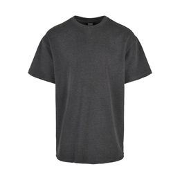 Urban Classics Damen T-Shirt "Urban Classics Herren Herringbone Terry Tee"charcoal, Gr. S, unifarben, 60% Baumwolle, 40% Polyester, Shirts