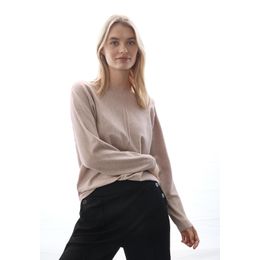 Street One Damen Strickpullover, beige, Gr. 40, unifarben, Strick, Obermaterial: 30% Polyester, 29% Polyacryl, 21% Viskose, 20% Nylon, Pullover, im