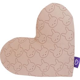 Tr&auml;umeland TR&Auml;UMELAND Baby Babykissen "Kuschelkissen Herz"beige, gemustert, gemustert, Baumwolle, Dekokissen_Sitzkissen_Kissenh&uuml;llen