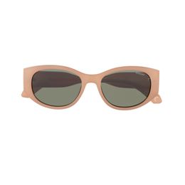 Superdry Damen Sonnenbrille "Modell 996072", beige, leicht gl&auml;nzend, Sonnenbrillen, Form CatEye, Logoschriftzug auf B&uuml;gel, Kunststofffassung