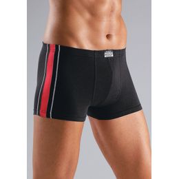 AUTHENTIC UNDERWEAR Herren Boxer, grau-meliert, grau-meliert, schwarz, schwarz, Gr&ouml;&szlig;e 5